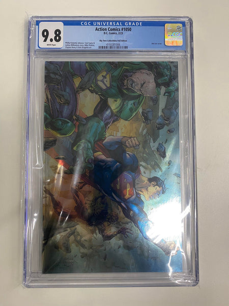 cgc-98-action-comics-1050-jim-lee-exclusive-virgin-foil-variant-491672 ...