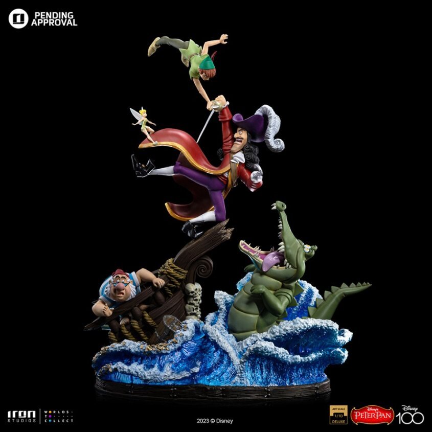 pre-order-iron-studios-disney-classics-peter-pan-vs-hook-deluxe-art-scale-110-statue-218418 ...