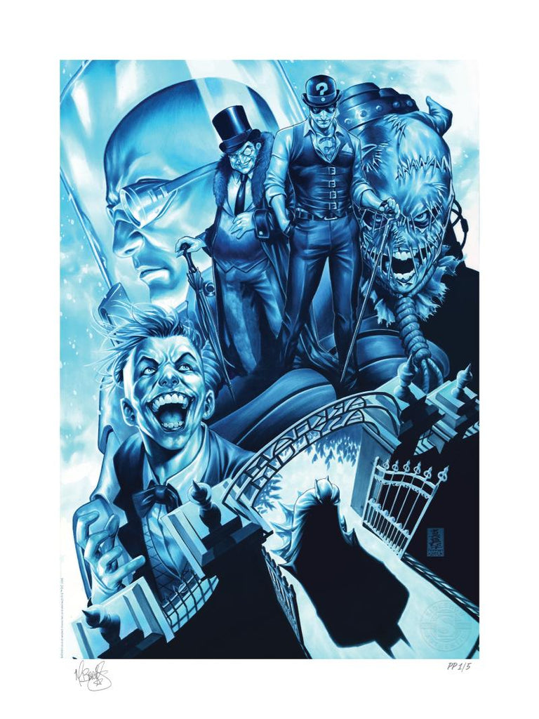 Sideshow Collectibles DC Comics The Gates of Arkham (24" H x 18" W) Ar