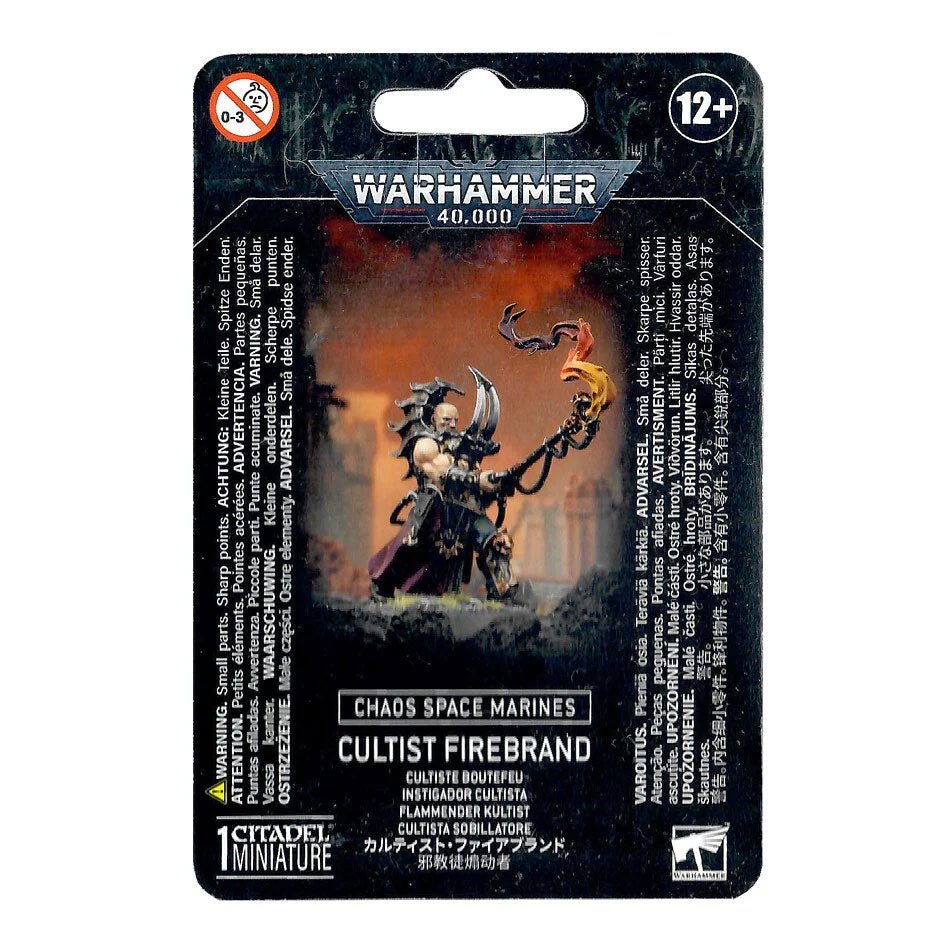 Games Workshop Warhammer 40,000: Chaos Space Marines Cultist Firebrand