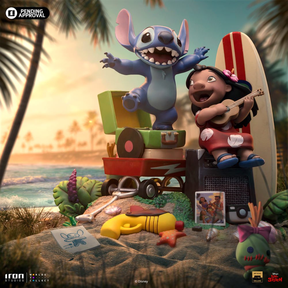 Home › PRE-ORDER: Iron Studios Disney Lilo & Stitch 1/10 Deluxe Art Scale Statue