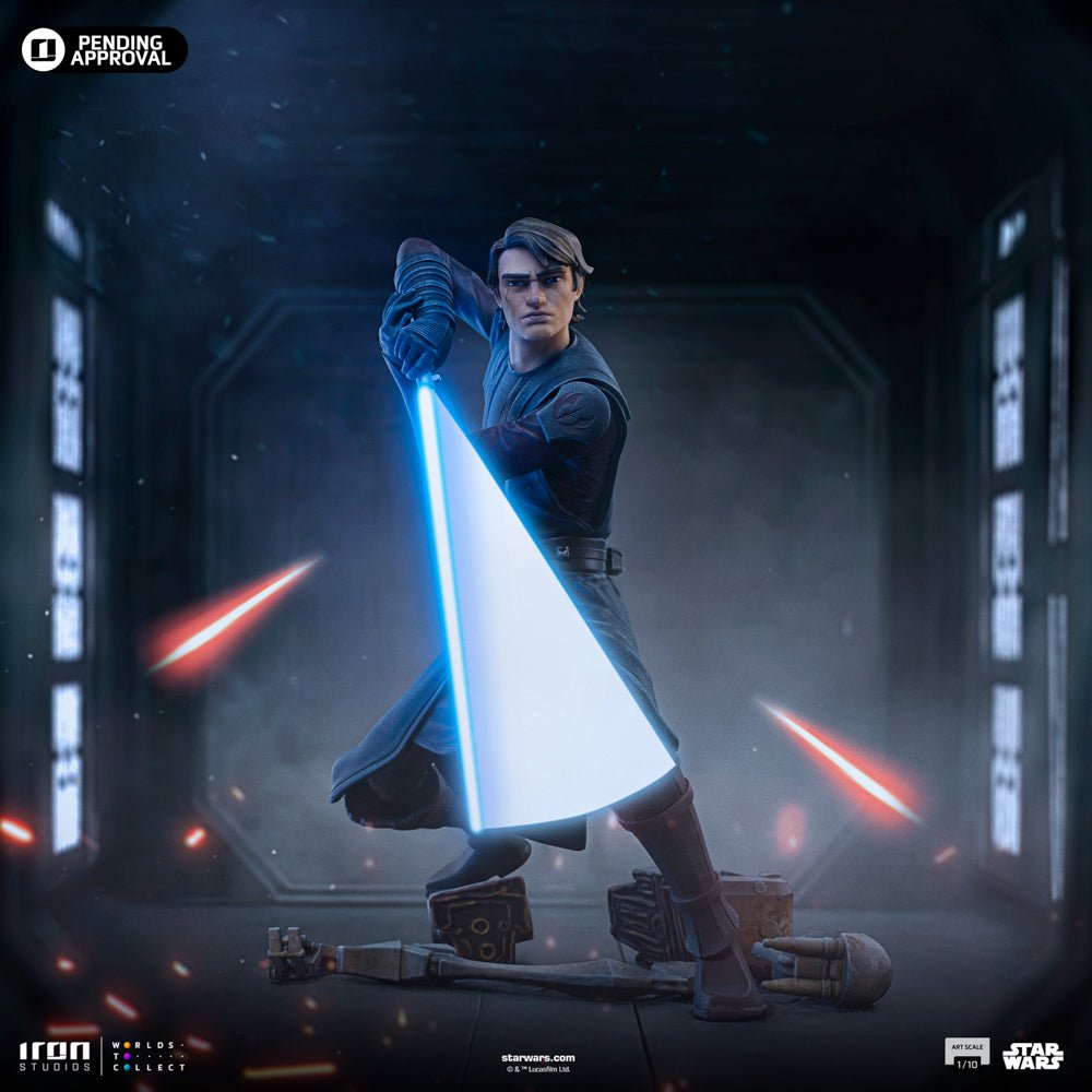 Home › PRE-ORDER: Iron Studios Star Wars the Clone Wars Anakin Skywalker Art Scale 1/10 Statue